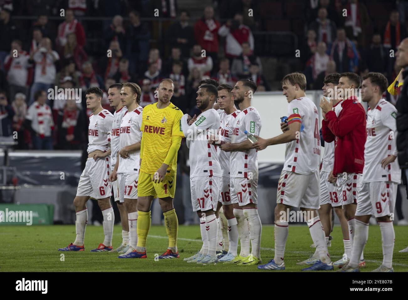 Tim Lemperle (1.FC Koeln, Forward, #19), Marvin Schwaebe (1.FC Koeln ...