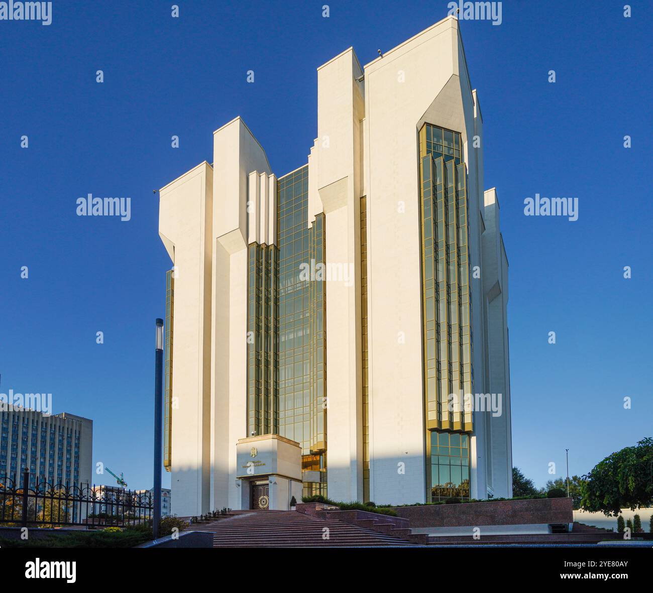 Chisinau, Moldova. October 24, 2024. External view of the Presidential ...
