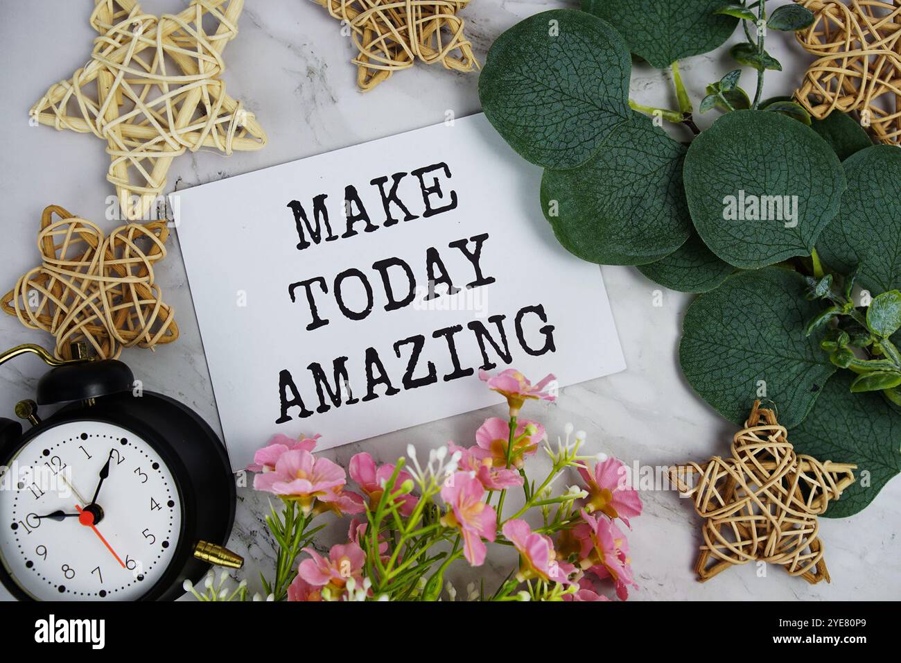 Make today amazing The phrase Motivational Words Quotes Concept Stock ...