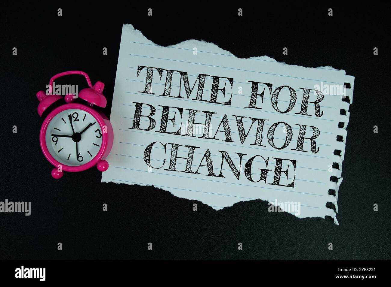 Time For Behavior Change text motivational and inspiration quote with ...