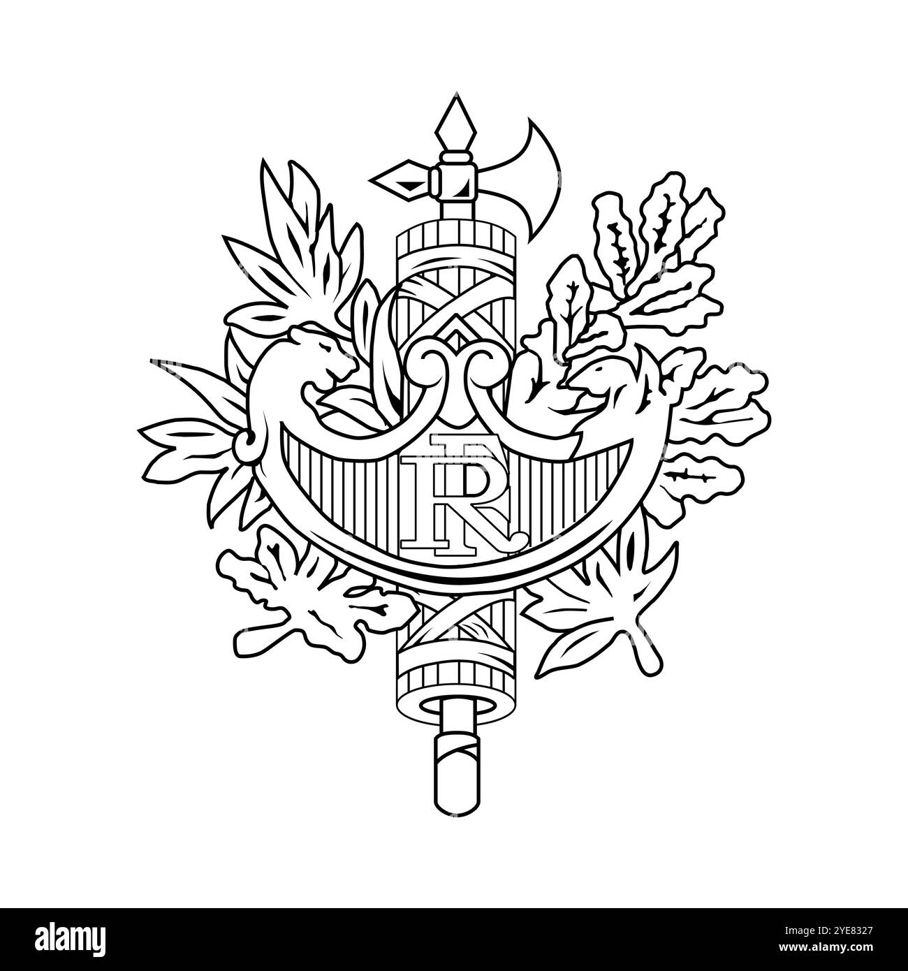 Heraldry coat arms france coat hi-res stock photography and images - Alamy