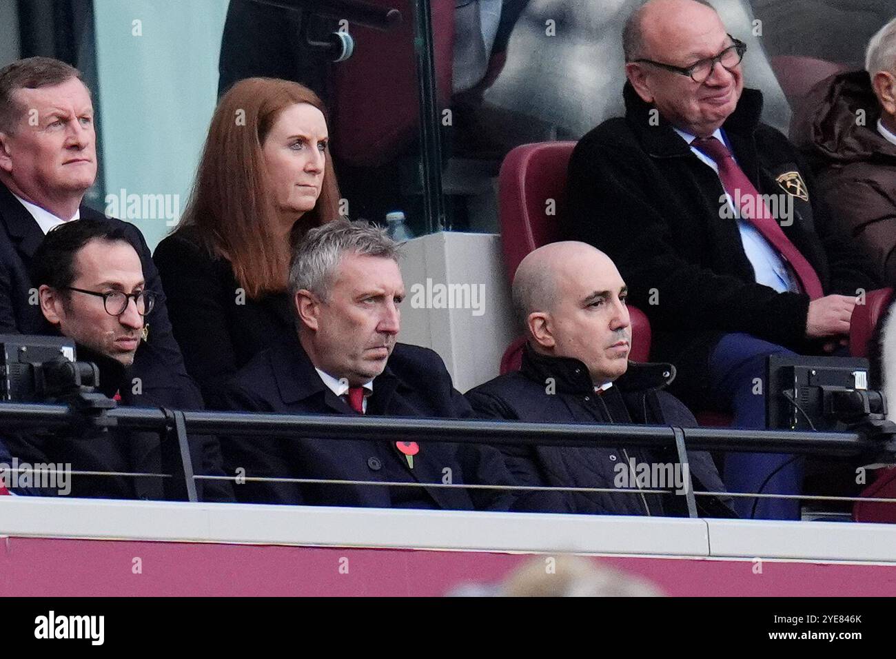 Manchester United technical director Jason Wilcox (left) and chief ...