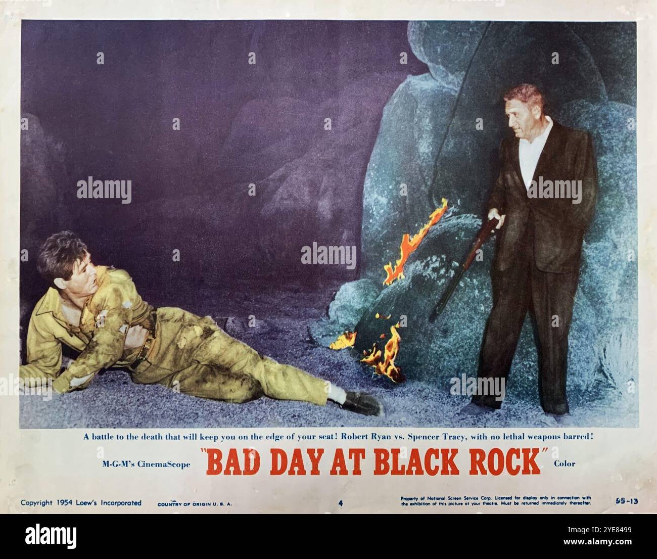 ROBERT RYAN and SPENCER TRACY in BAD DAY AT BLACK ROCK 1955 director ...