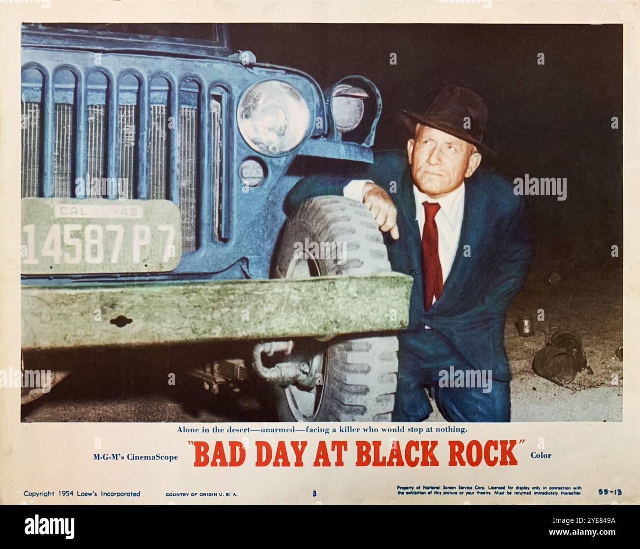 SPENCER TRACY in BAD DAY AT BLACK ROCK 1955 director JOHN STURGES story ...