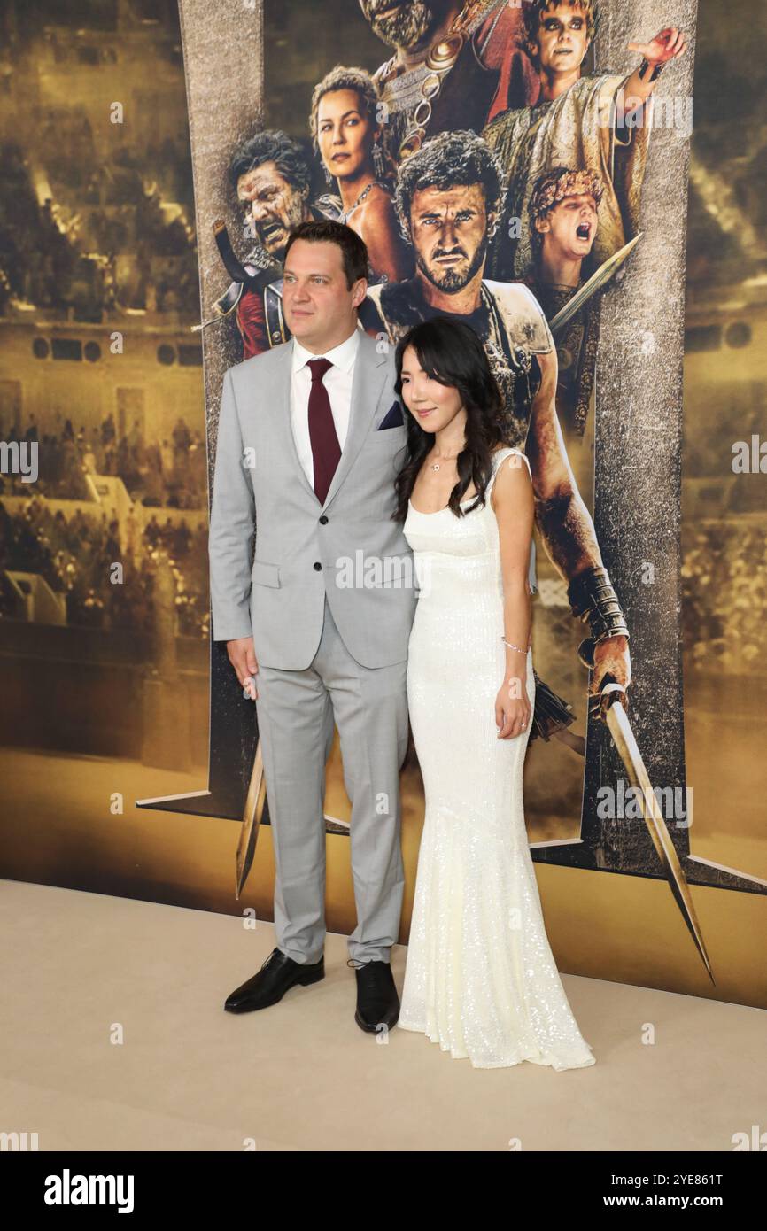 Sydney, Australia. 30th October 2024. Michael Pruss (Producer) and wife ...