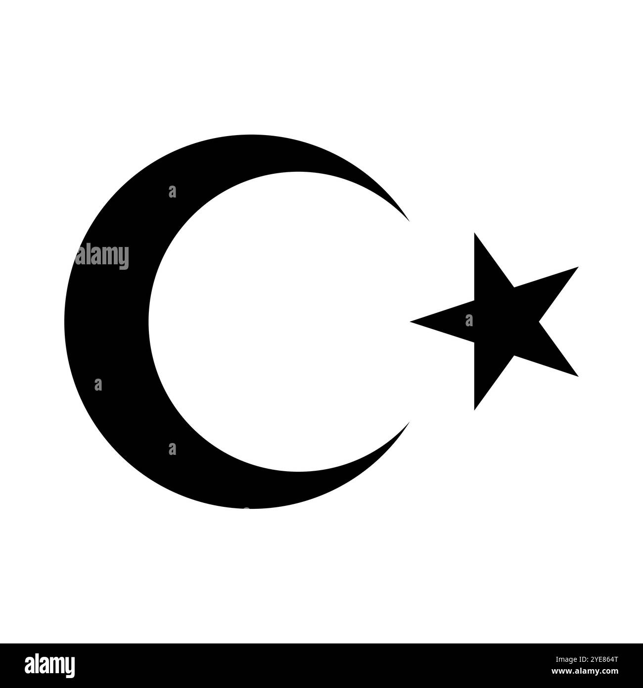 National Emblem of Turkey Black and White Coat of Arms used in passport ...