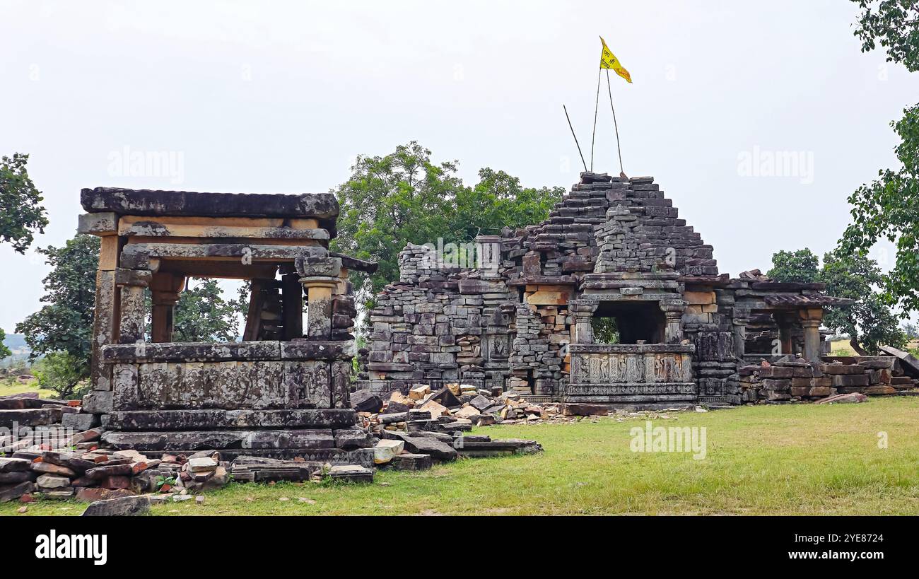 View of Sitamarhi Temple and its accompanying sub-shrine, located in ...
