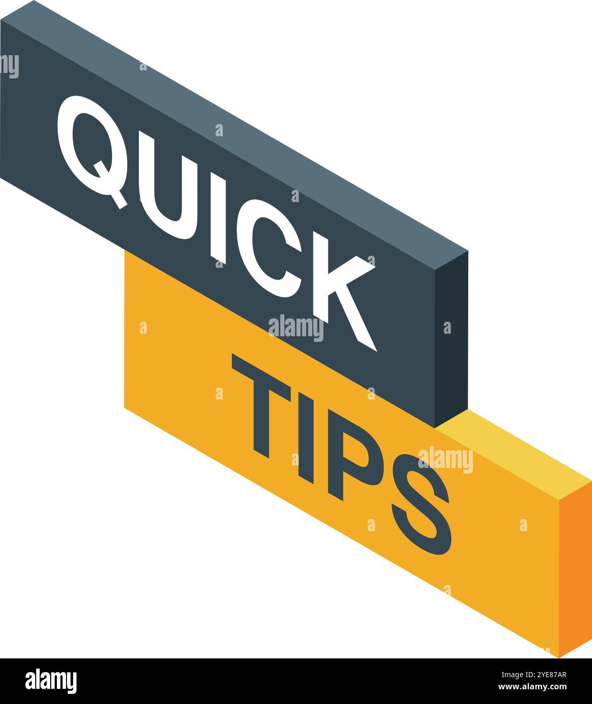 Quick tips sign showing helpful information for users seeking guidance ...