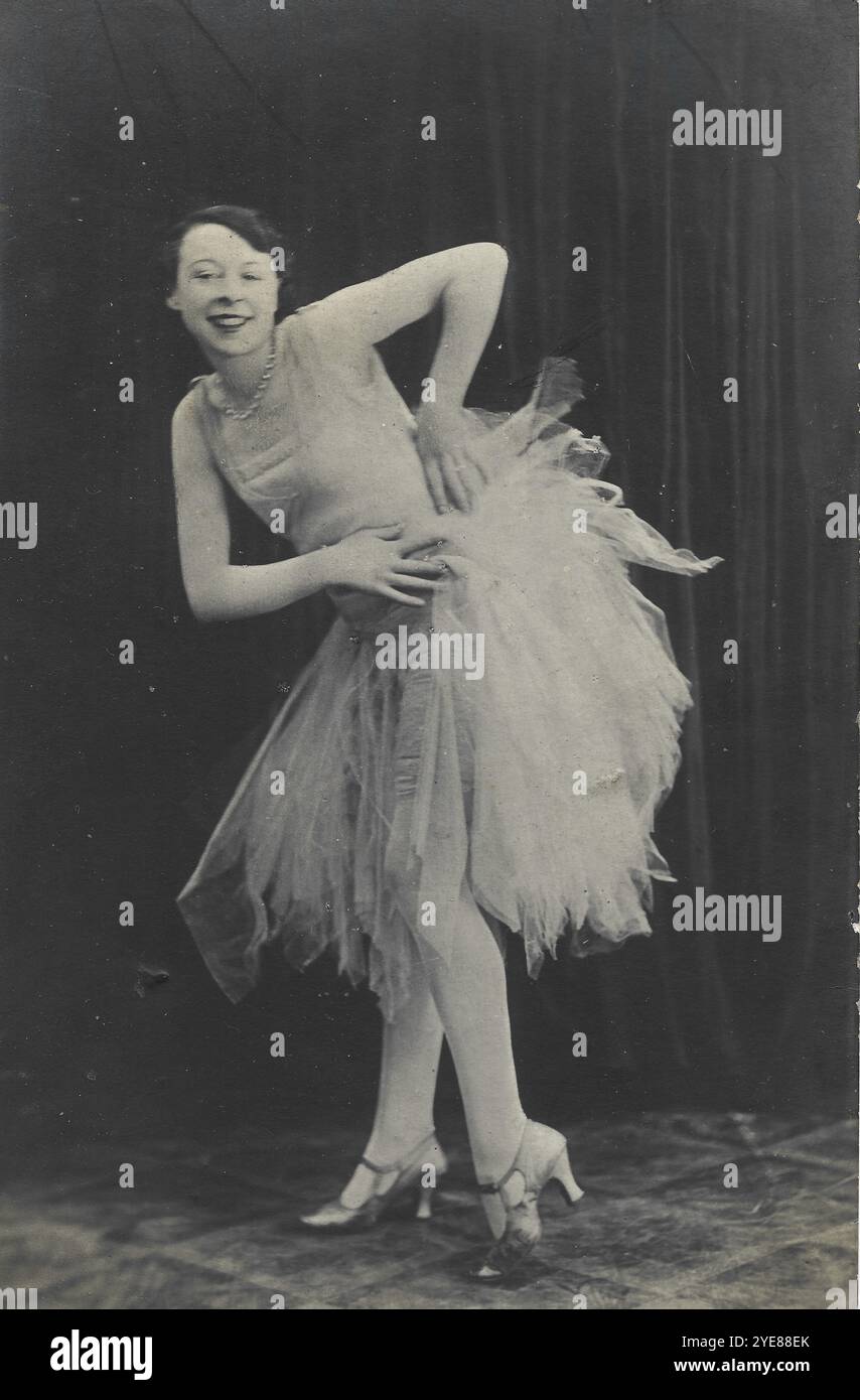 Gertie Driver English music hall dancer, early 1900s. A vintage ...