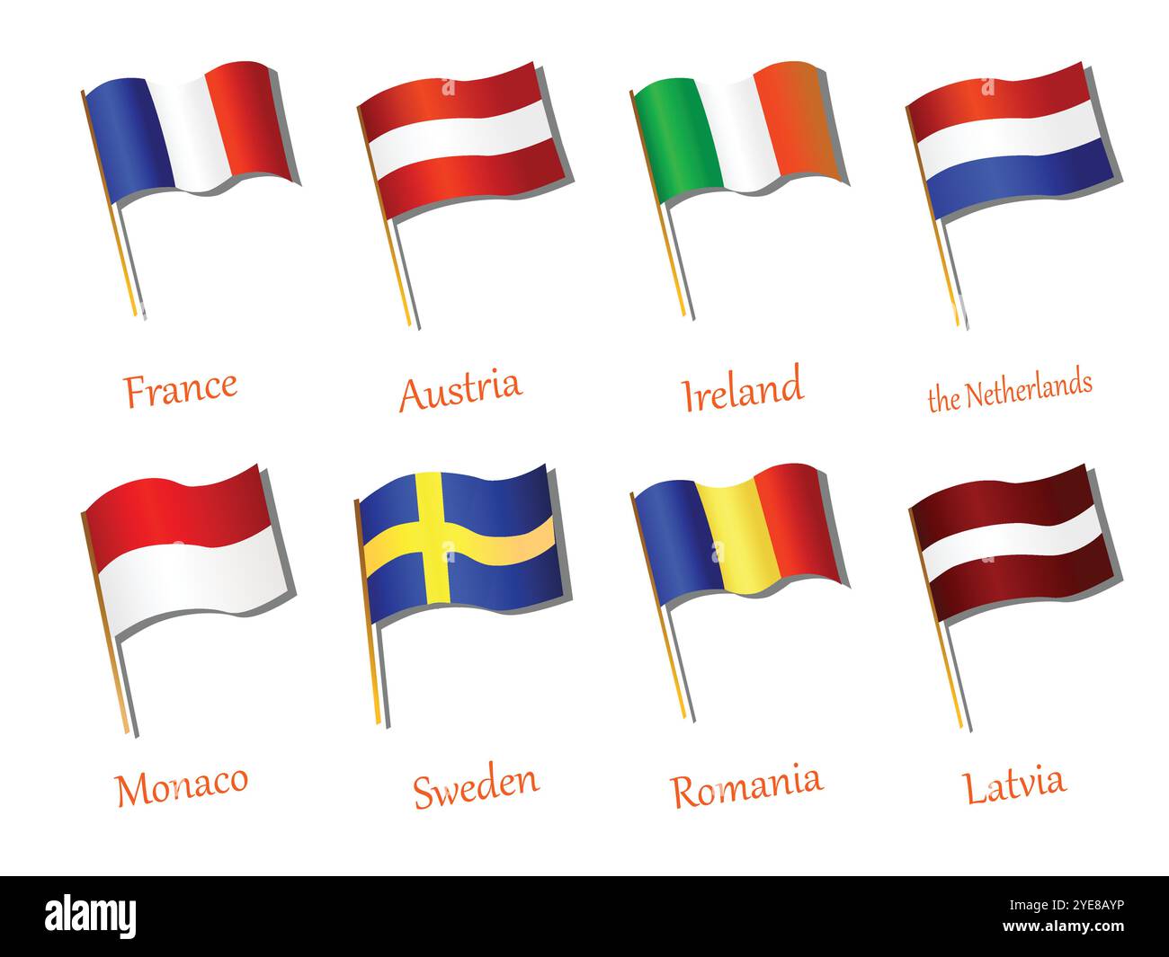 European flag icon vector illustration Stock Vector Image & Art - Alamy