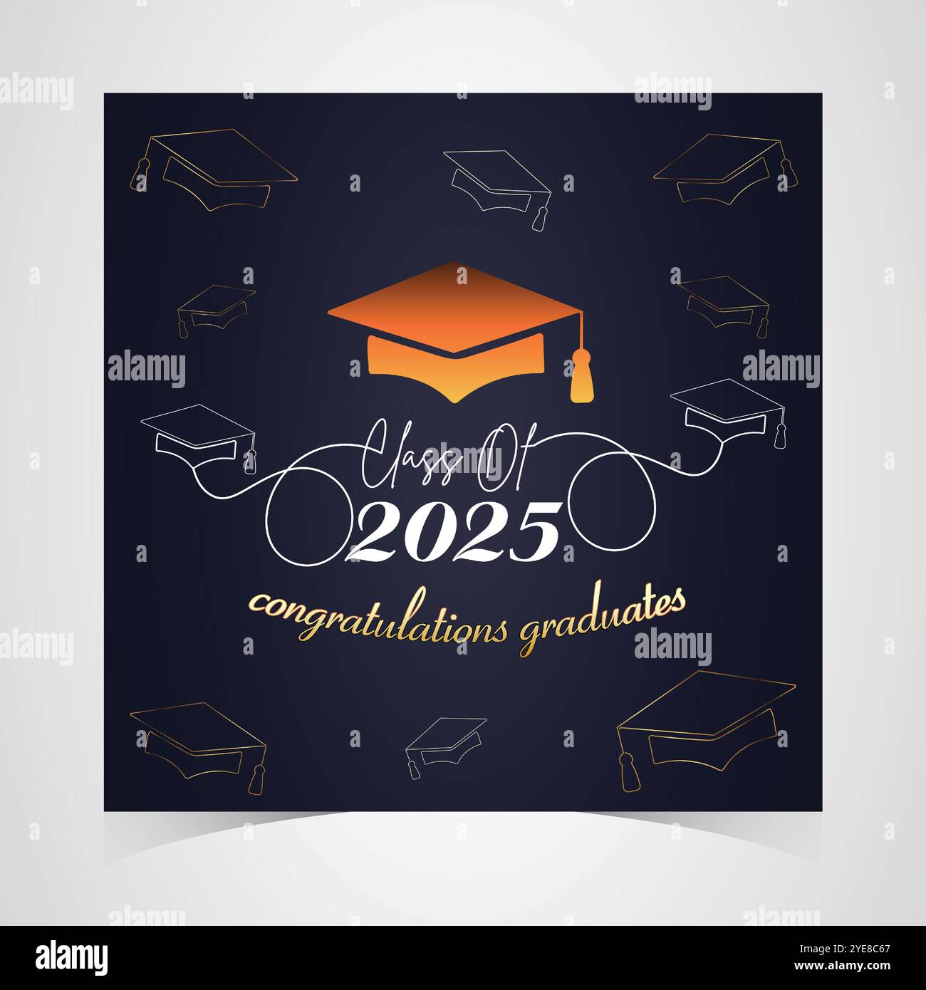 Class of 2025 Congratulations Graduates. Academic Diploma Graduation ...