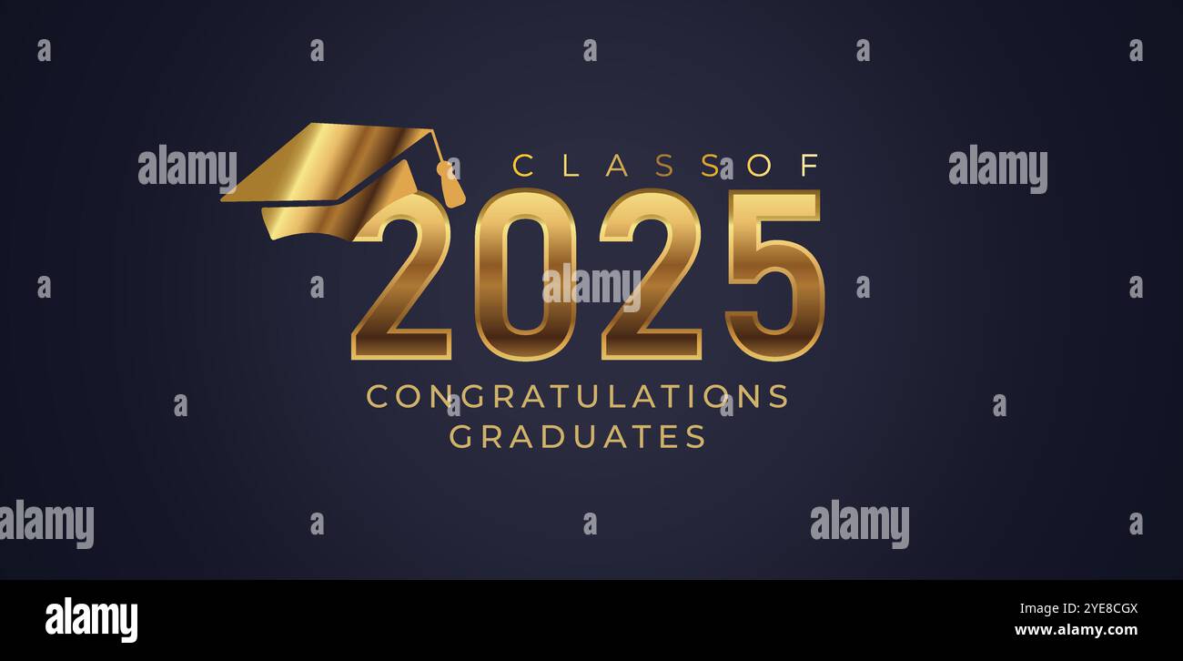 Class of 2025 Congratulations Graduates. Academic Diploma Graduation ...