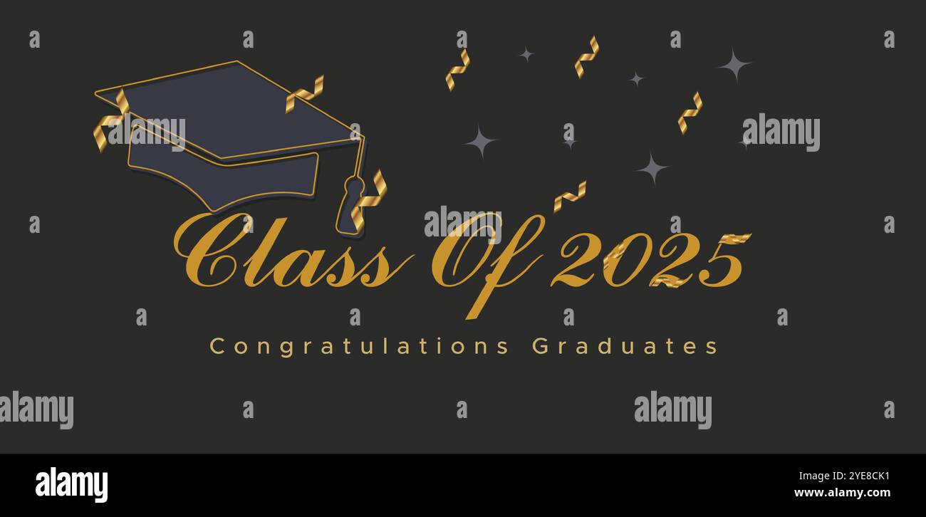Class of 2025 Congratulations Graduates. Academic Diploma Graduation ...