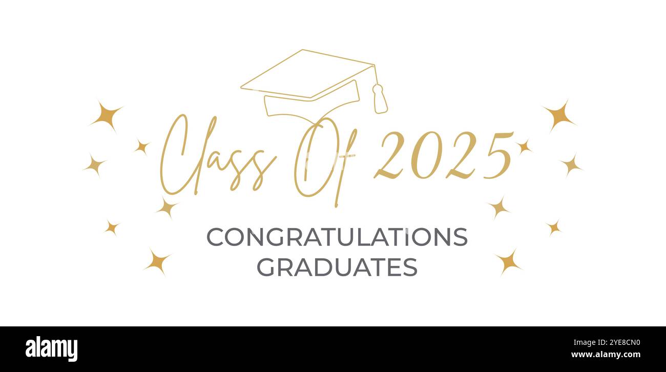Class of 2025 Congratulations Graduates. Academic Diploma Graduation ...