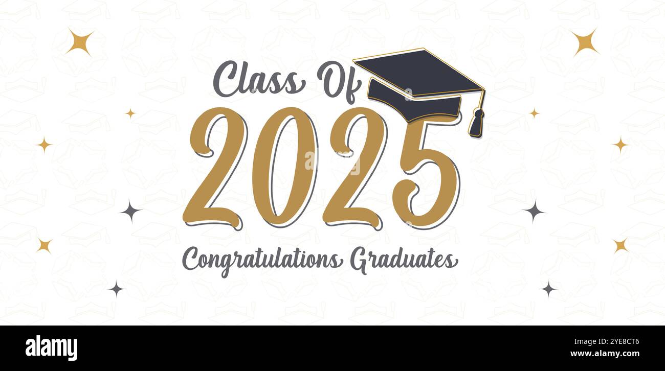 Class of 2025 Congratulations Graduates. Academic Diploma Graduation ...