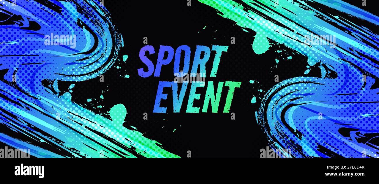 Abstract vibrant sports background Stock Vector Images - Alamy
