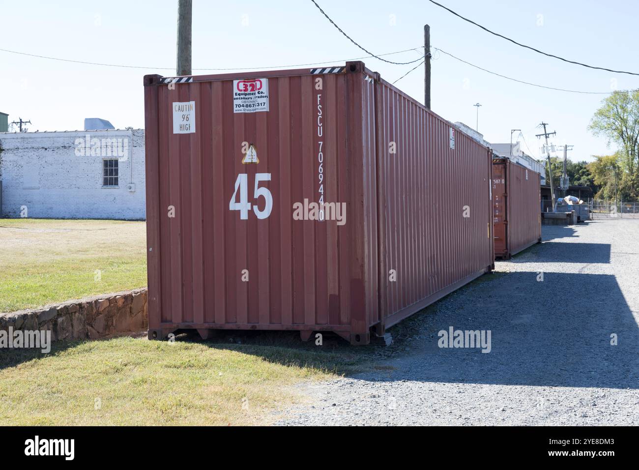 Cargo containers, parking lot hi-res stock photography and images - Alamy