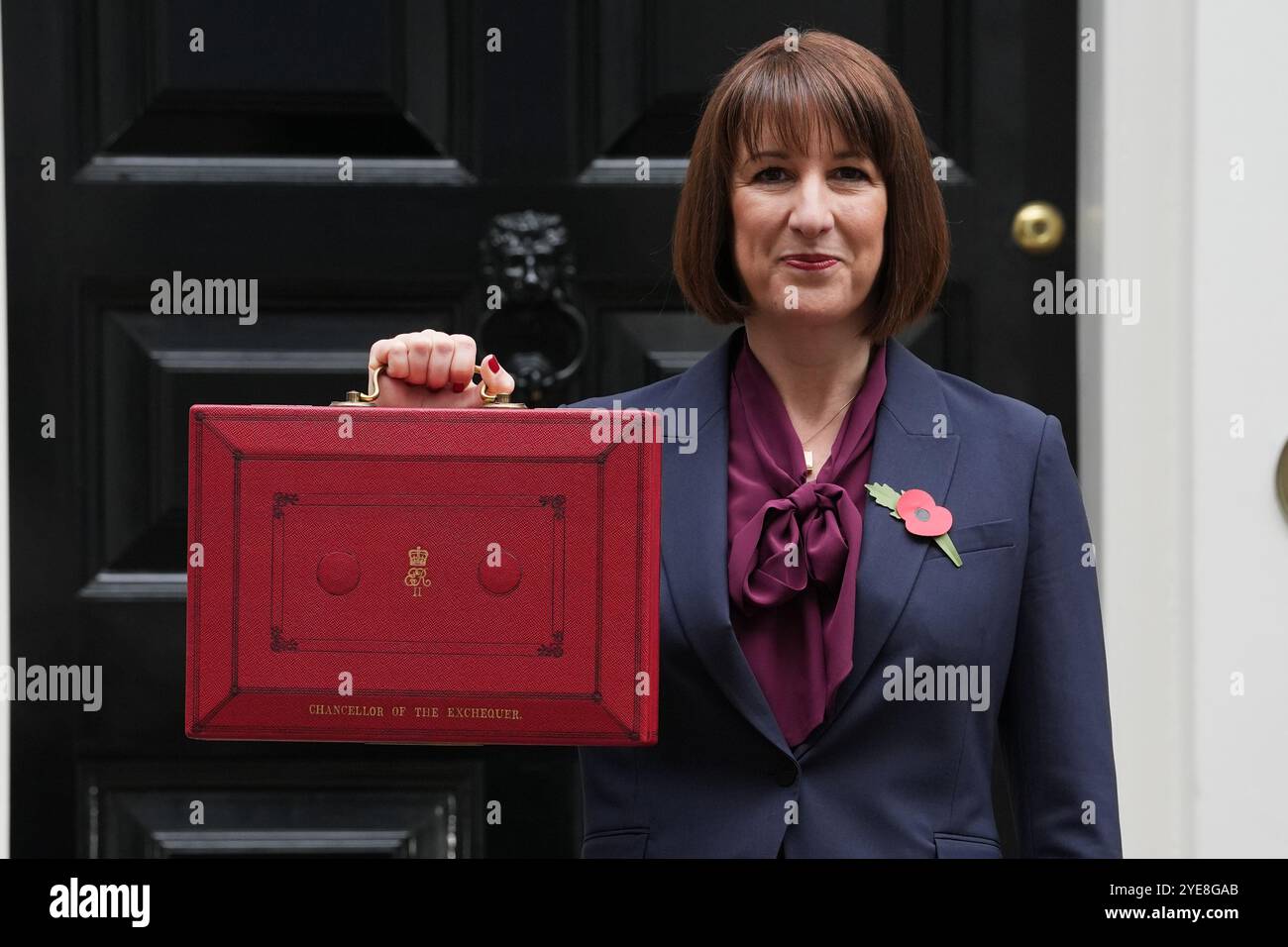 Chancellor of the Exchequer Rachel Reeves poses outside 11 Downing ...