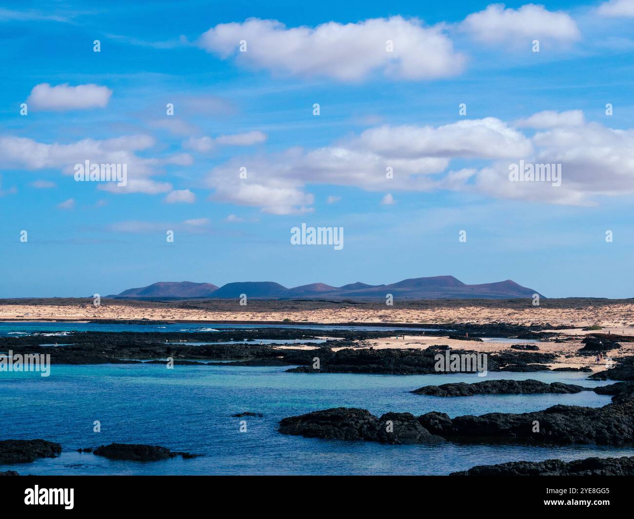 The lagoons and natural beaches of playa de Los Charcos in northern ...