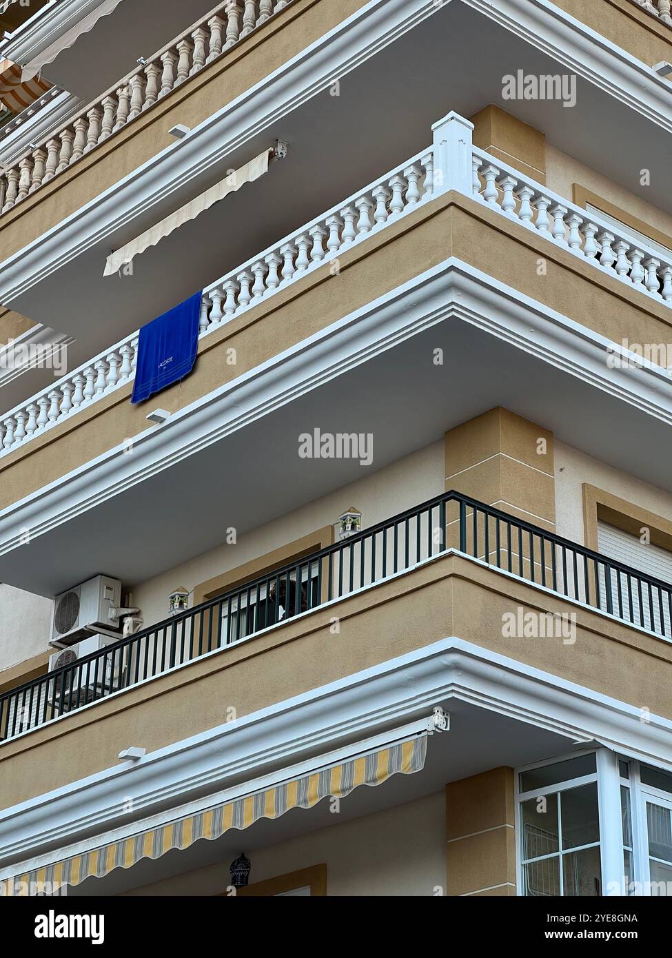 An apartment block in Spain Stock Photo - Alamy