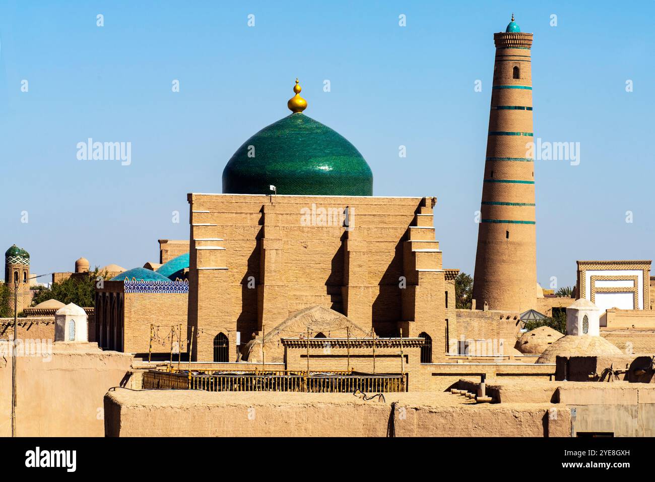 Pahlavon Mahmud mausoleum at Itchan Kala (inner town) Khiva. Khiva ...