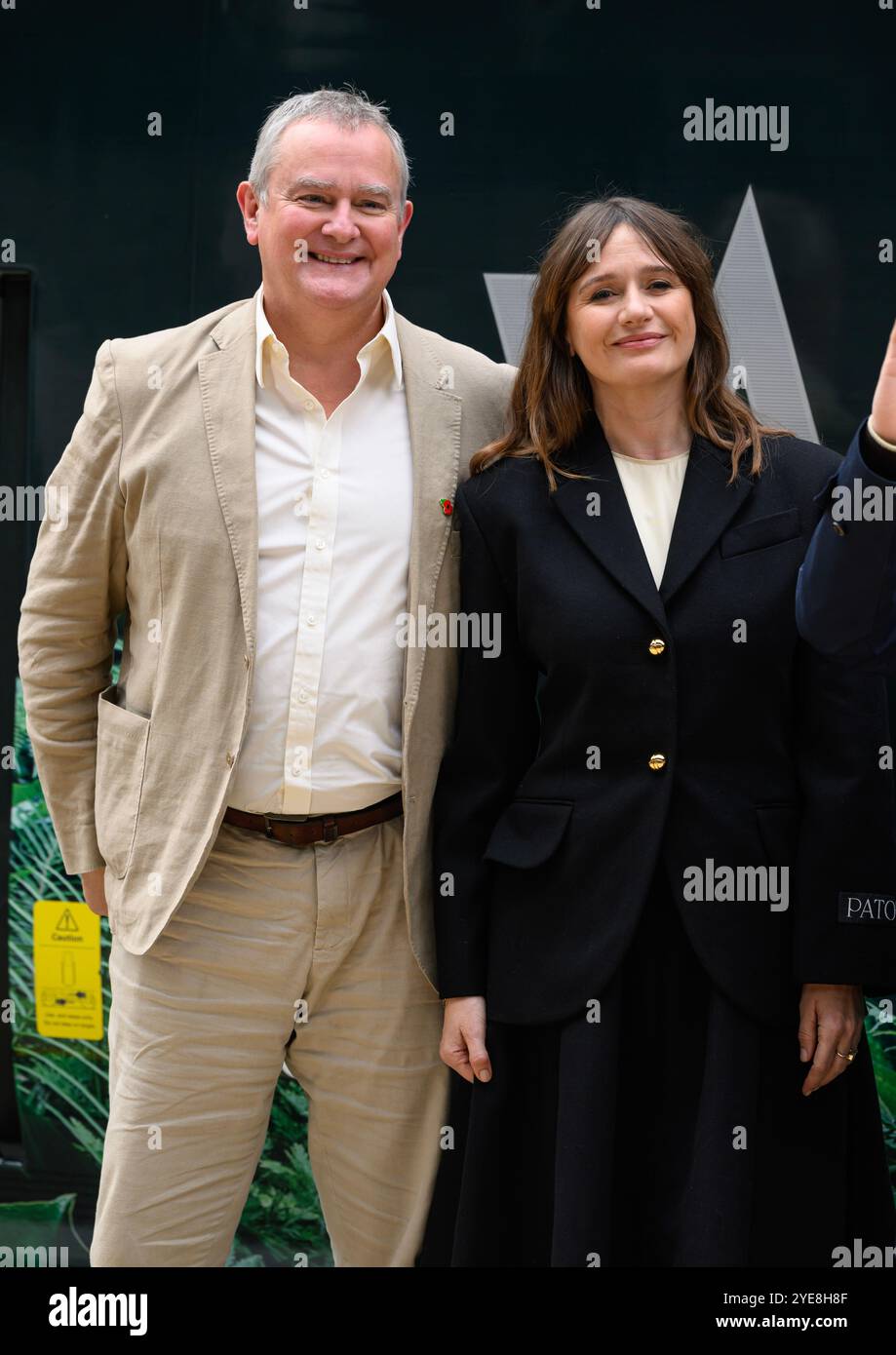 London, UK. October 30th, 2024. Emily Mortimer and Hugh Bonneville at ...