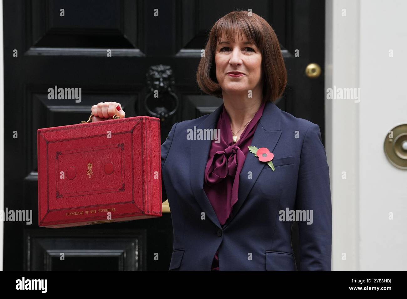 Chancellor of the Exchequer Rachel Reeves poses outside 11 Downing ...