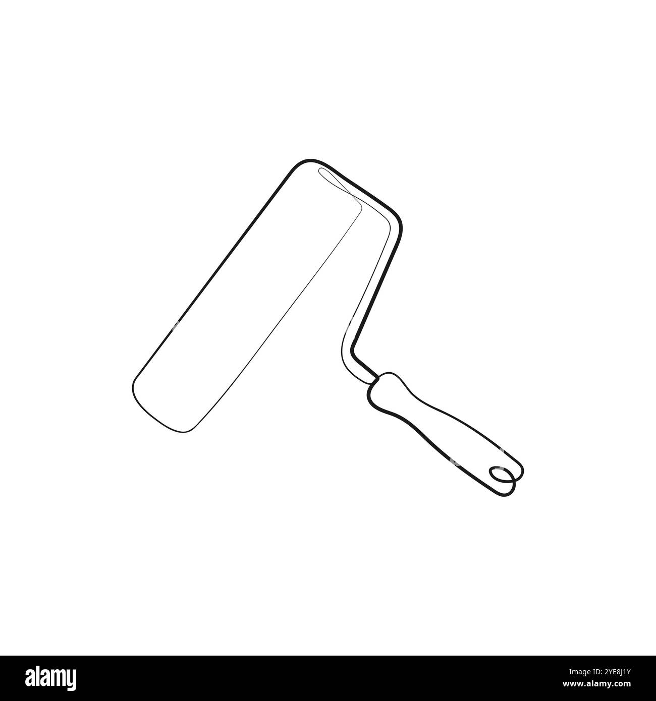 Roller painting Black and White Stock Photos & Images - Alamy