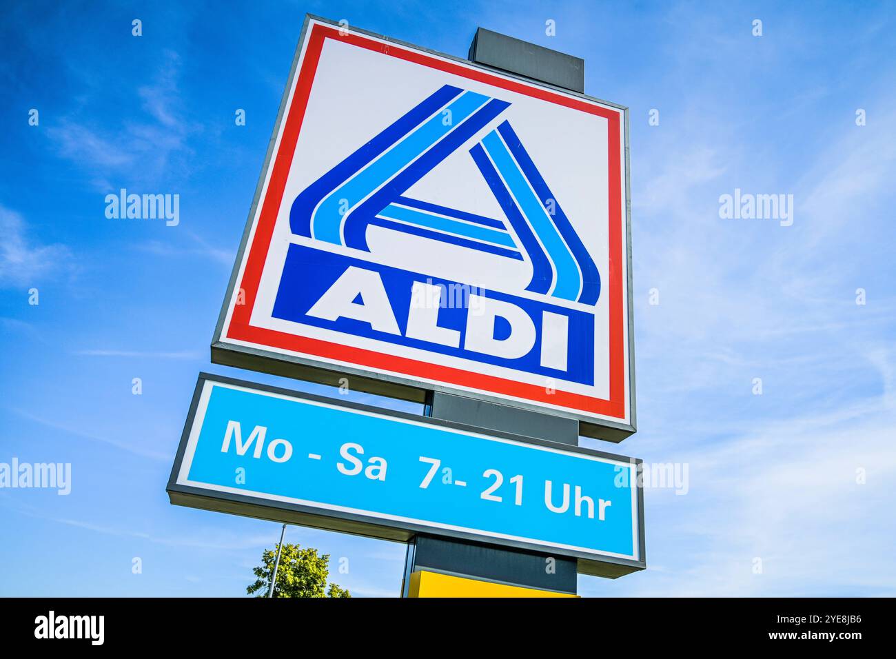 Aldi Nord, Schild, Werbung, Logo *** Aldi Nord, sign, advertising, logo ...