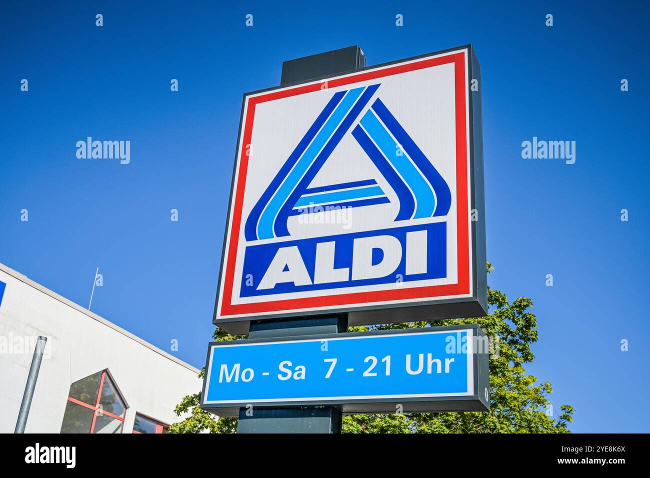 Aldi Nord, Schild, Werbung, Logo *** Aldi Nord, sign, advertising, logo ...