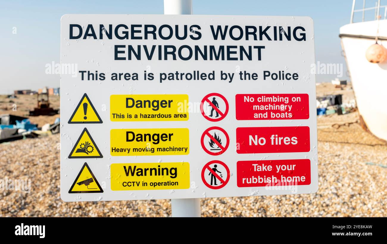 Polite notice on beach hi-res stock photography and images - Alamy