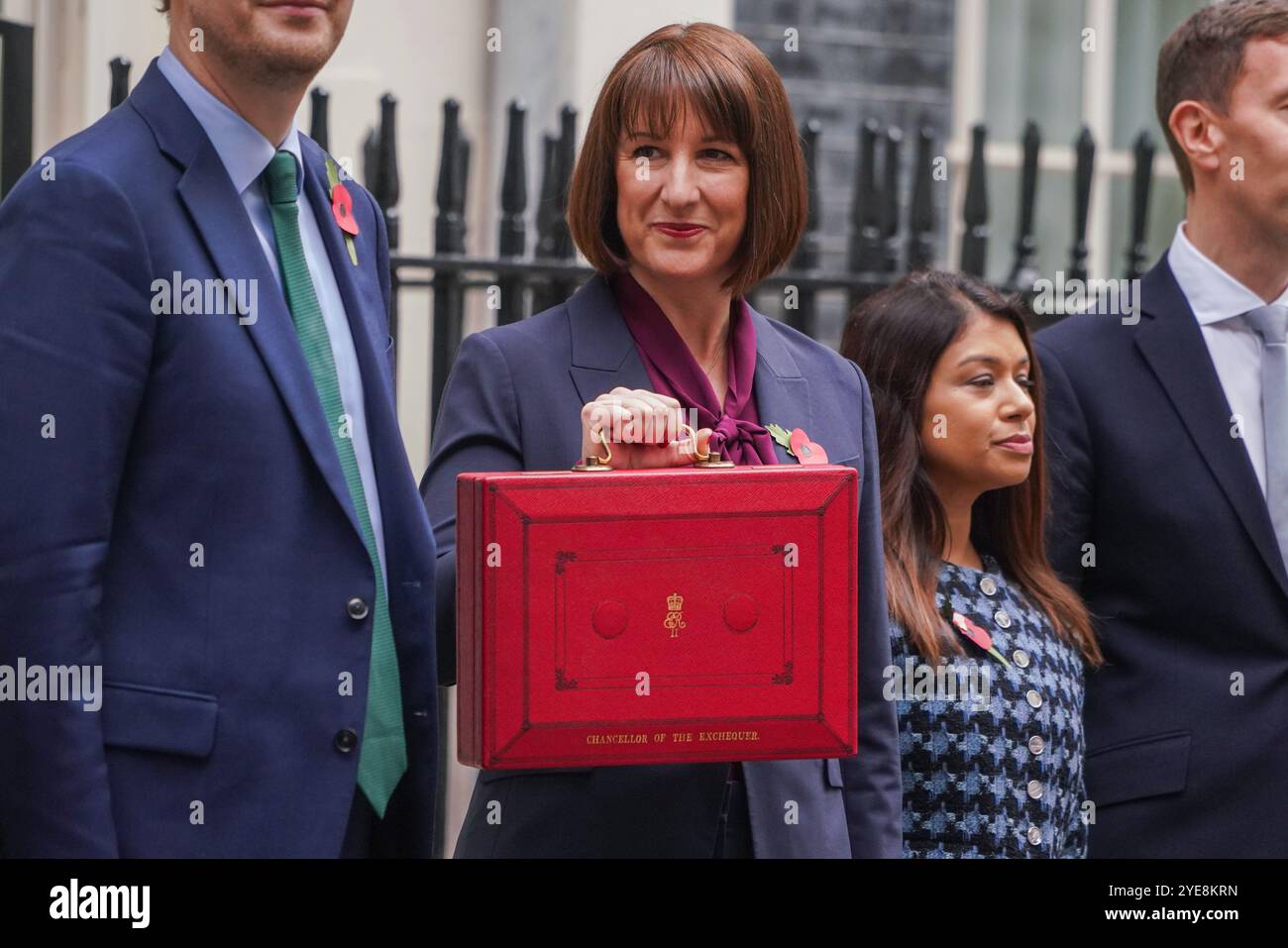 London, UK. 30 October 2024 Chancellor of the exchequer, Rachel Reeves ...