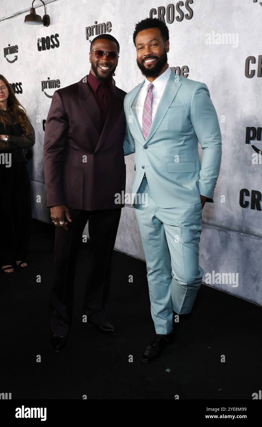 Los Angeles, Ca. 29th Oct, 2024. Aldis Hodge, Isaiah Mustafa, at the LA ...