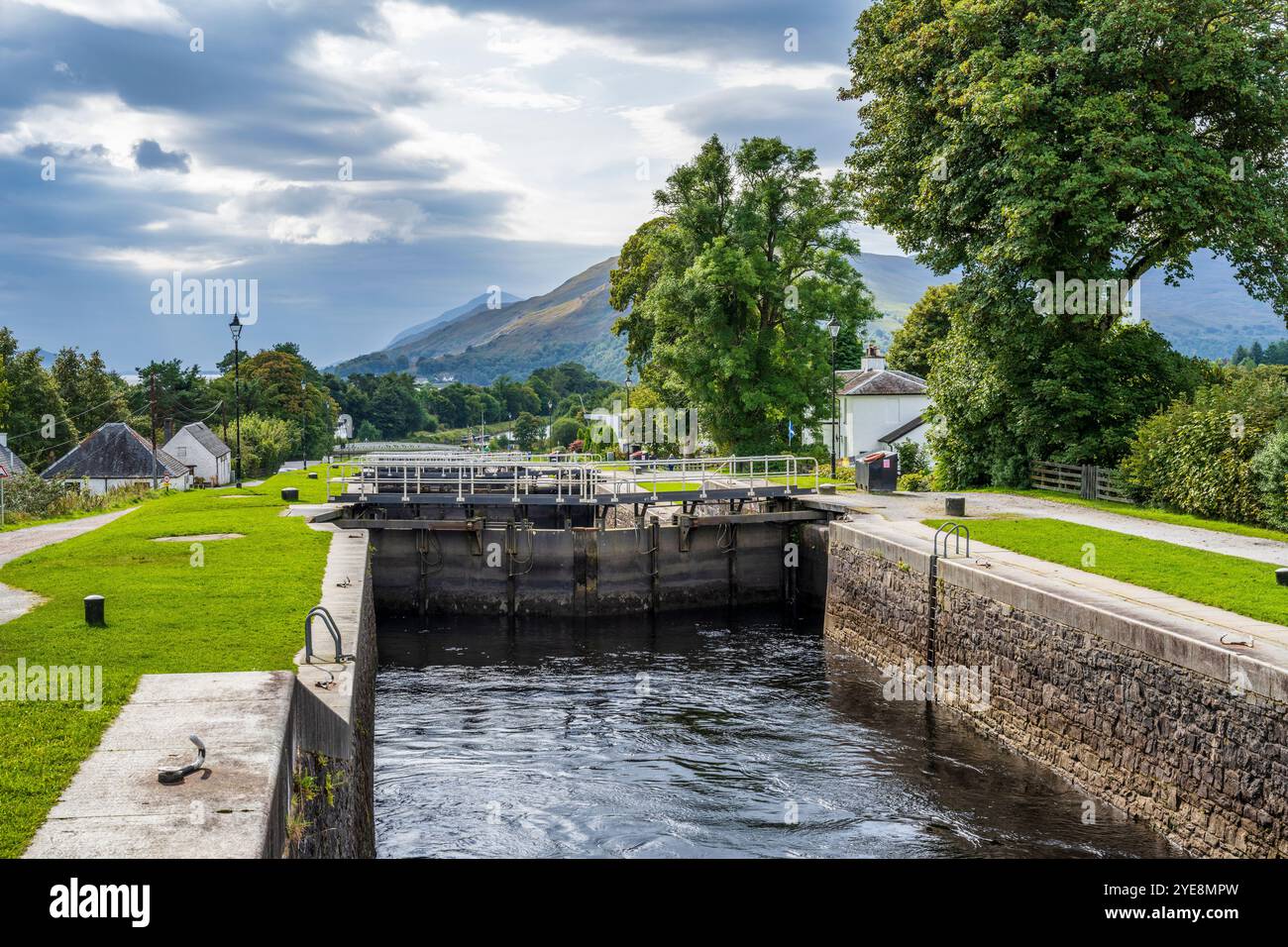 Upper lock on Neptune’s Staircase, a flight of eight locks on the ...
