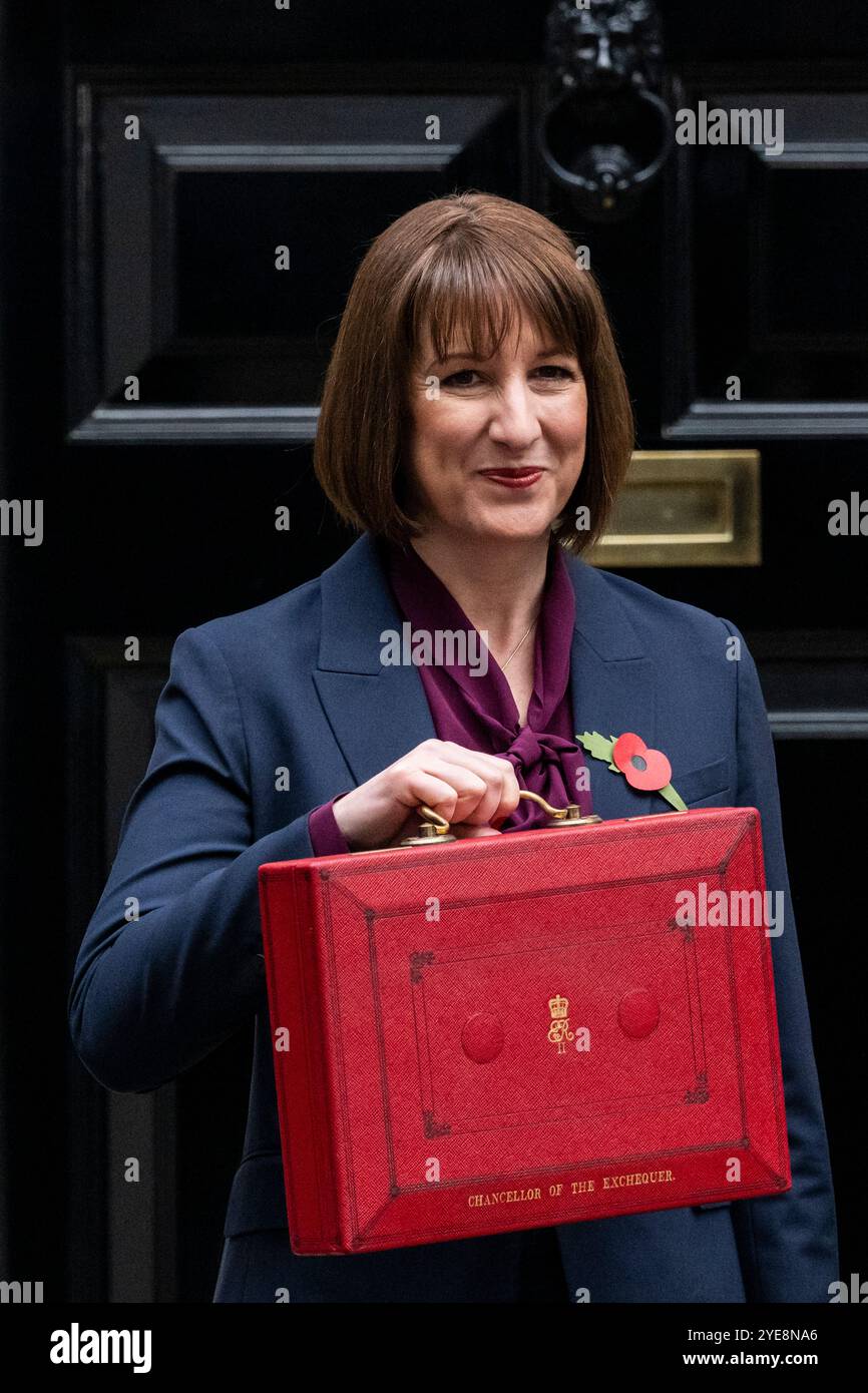 London, UK. 30 October 2024. Rachel Reeves, Chancellor of the Exchequer ...
