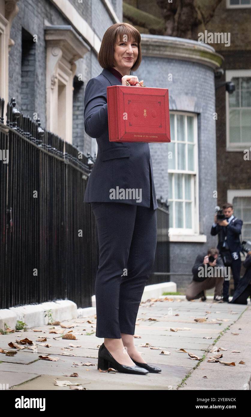 Chancellor of the Exchequer Rachel Reeves poses for photographs as she ...