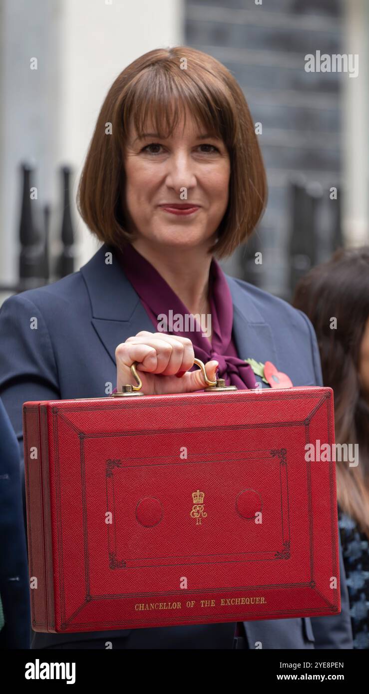 Downing Street, London, UK. 30th Oct, 2024. Chancellor of the Exchequer ...