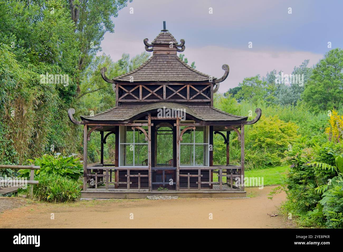 The Japanese House in the Japenese Garden at Samamas Manor St. Helier ...