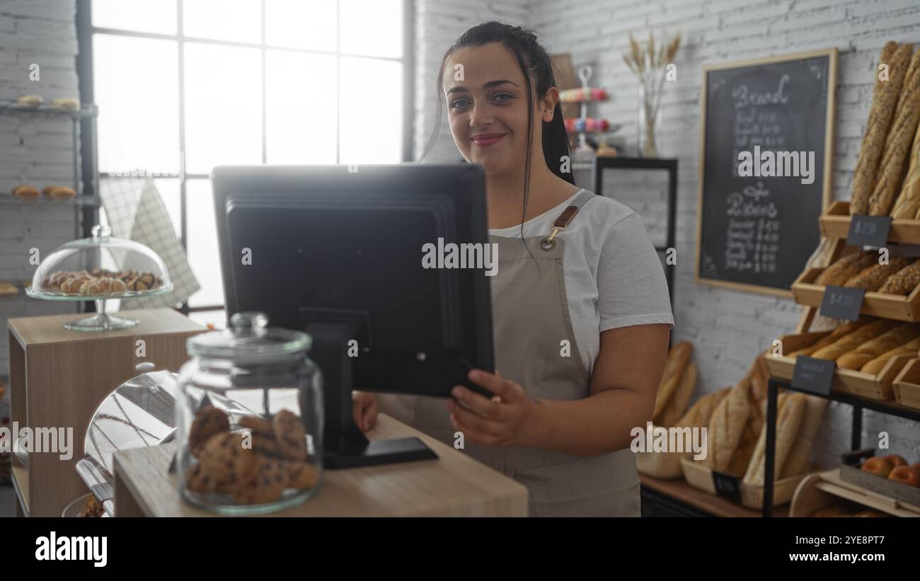 Overweight hispanic woman food hi-res stock photography and images - Alamy