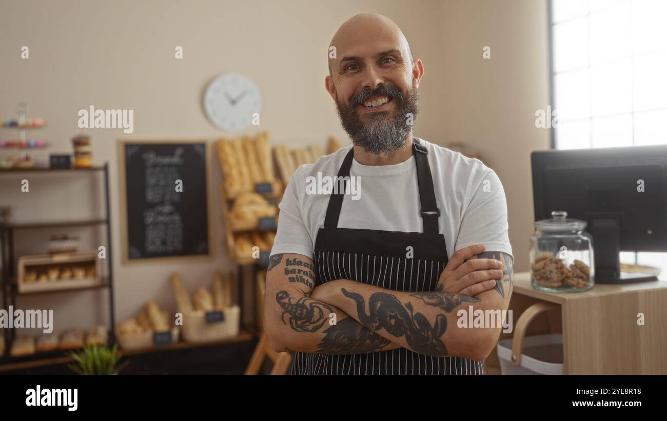 Bald chef head hi-res stock photography and images - Alamy
