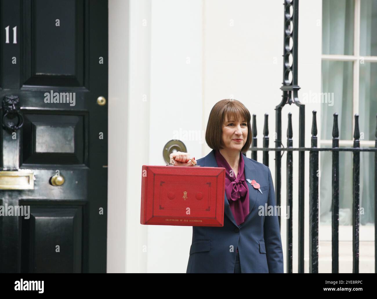 Wednesday October 30th 2024 Downing St, London. UK. The Chancellor The ...