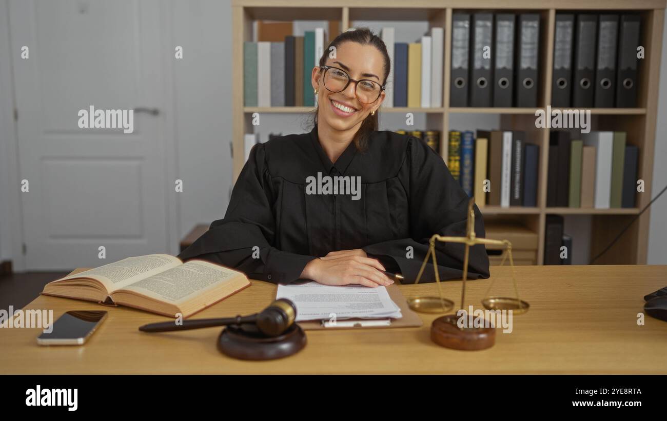 Female judge reading legal documents hi-res stock photography and ...