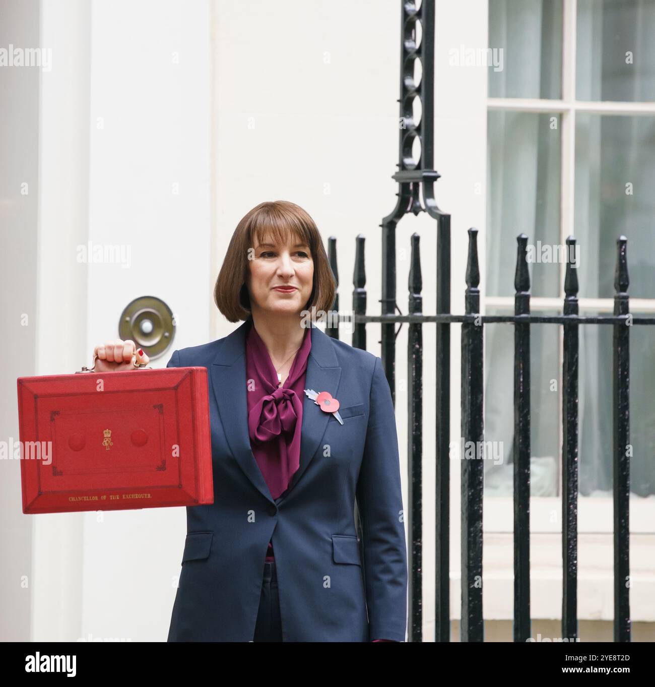 Wednesday October 30th 2024 Downing St, London. UK. The Chancellor The ...