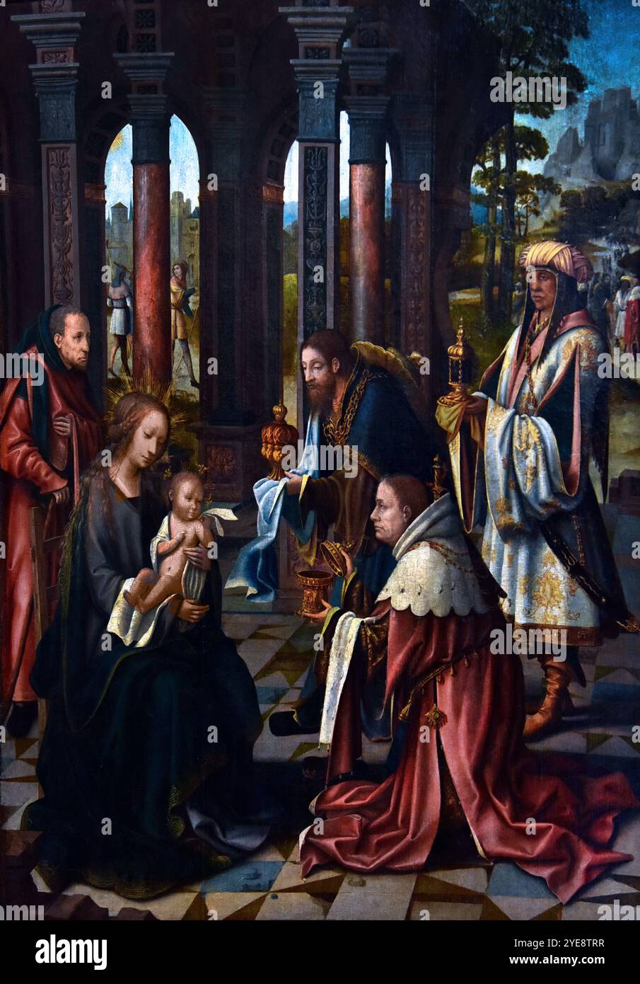 L'Adoration des Mages - The Adoration of the Kings Triptych Antwerp Belgium, 1530 Museum of Fine ...