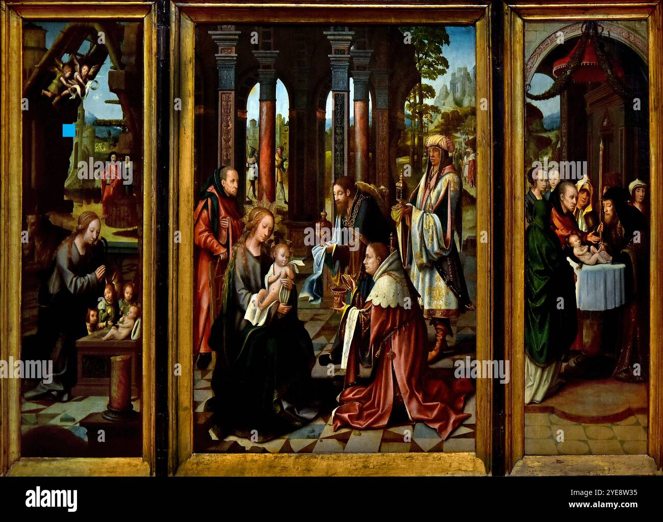 L'Adoration des Mages - The Adoration of the Kings Triptych Antwerp Belgium, 1530 Museum of Fine ...