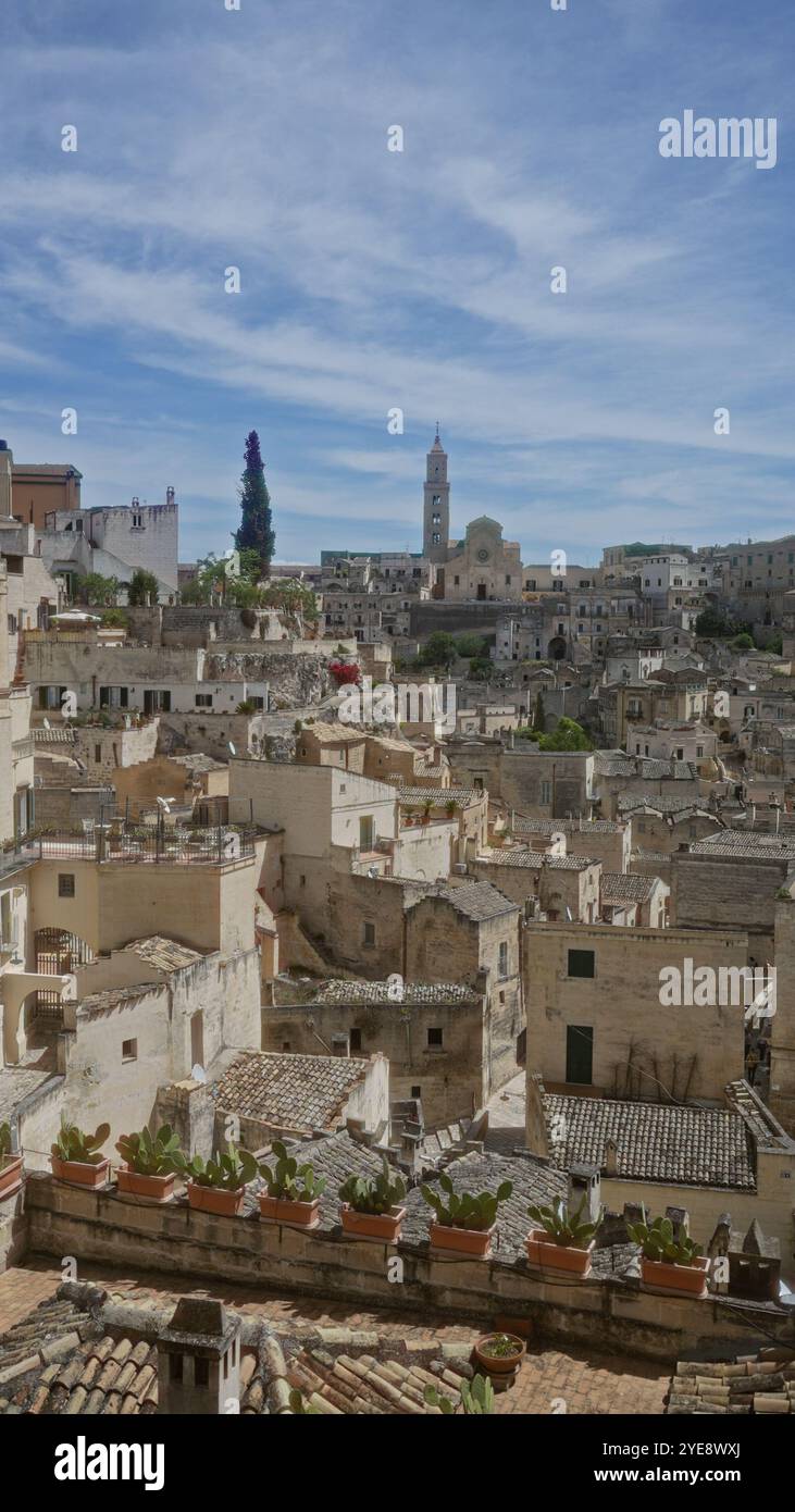 Stunning matera townscape in basilicata, italy, showcasing historic ...
