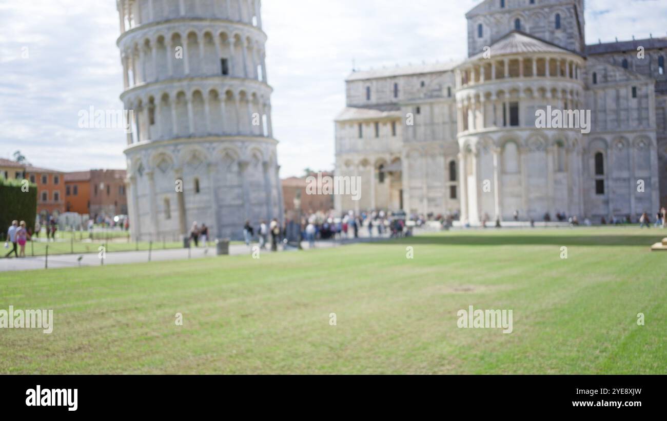 Defocused view pisas iconic leaning hi-res stock photography and images ...