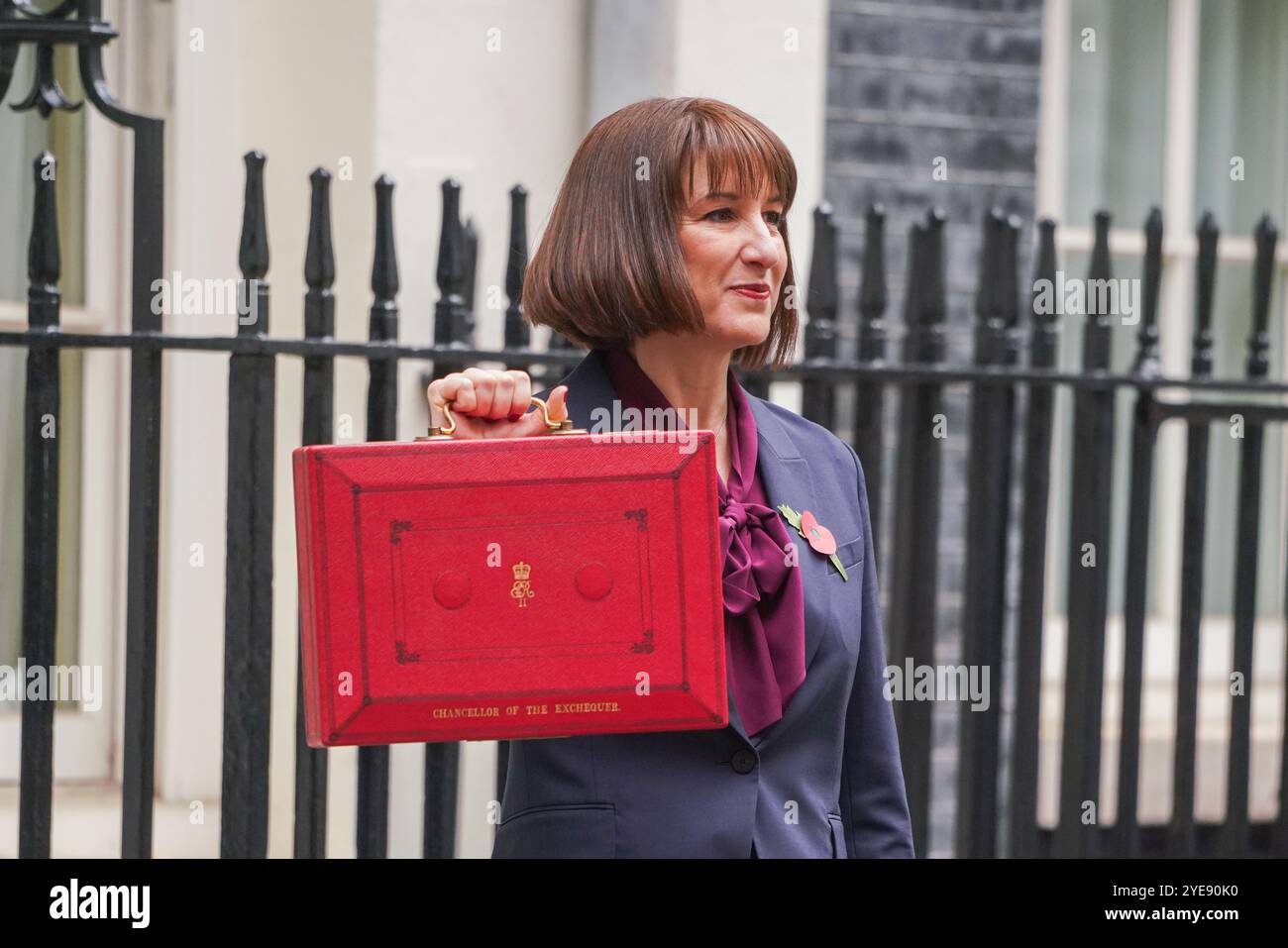 London, UK. 30 October 2024 Chancellor of the exchequer, Rachel Reeves ...
