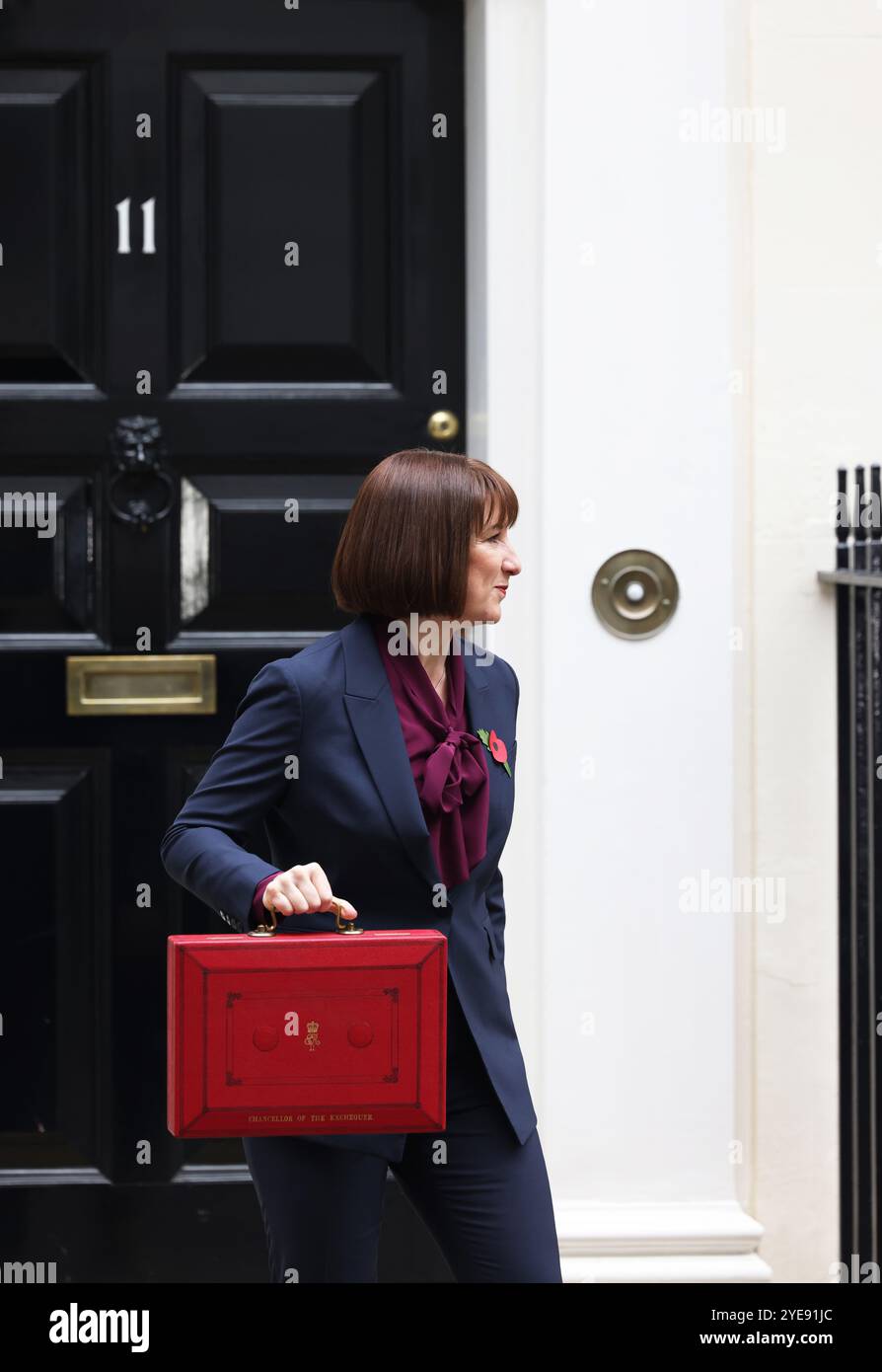 London, UK 30th October 2024. Rachel Reeves, the first female ...