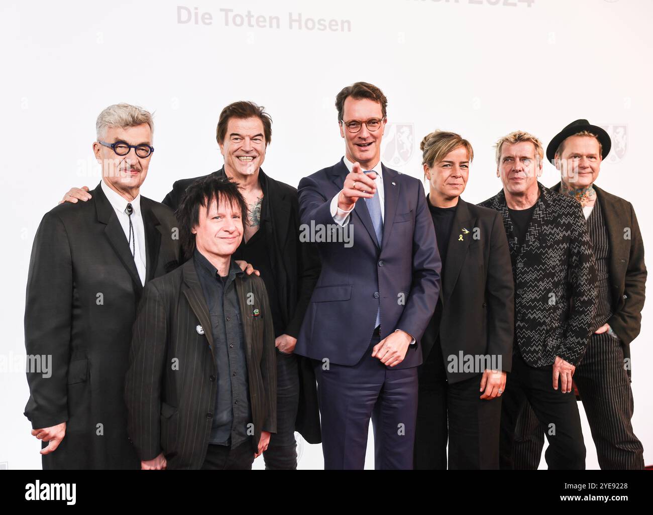 30 October 2024, North Rhine-Westphalia, Duesseldorf: The band "Die ...